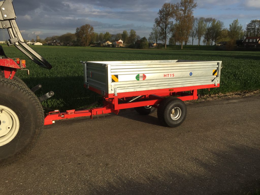 Kipwagen 1,5 ton – minitractorpower